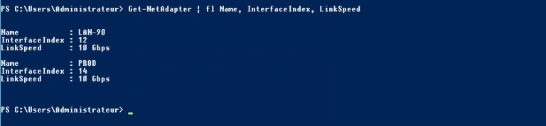Gestion de la configuration réseau en PowerSHELL